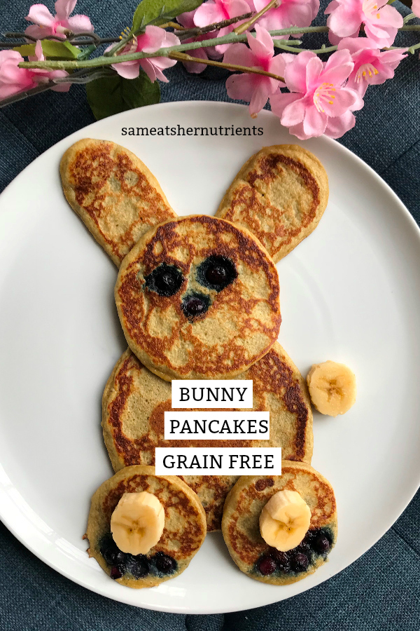 Grain Free Bunny Pancakes | Sam Eats Her Nutrients