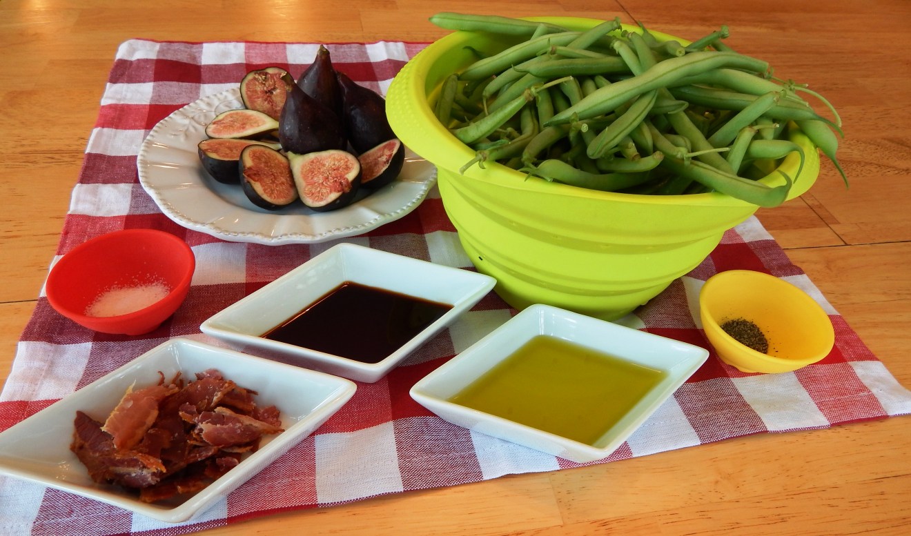 Green Beans with Figs and Bacon | Sam Eats Her Nutrients
