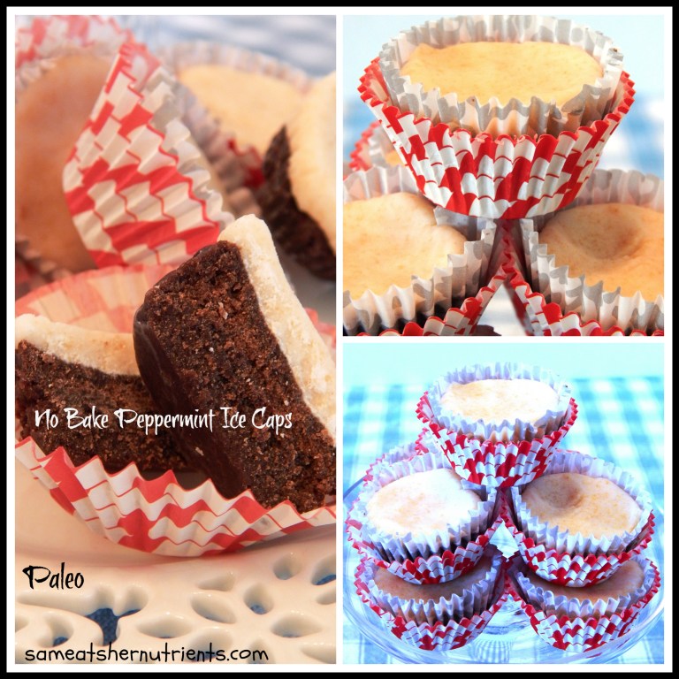 No Bake Peppermint Ice Caps | Sam Eats Her Nutrients