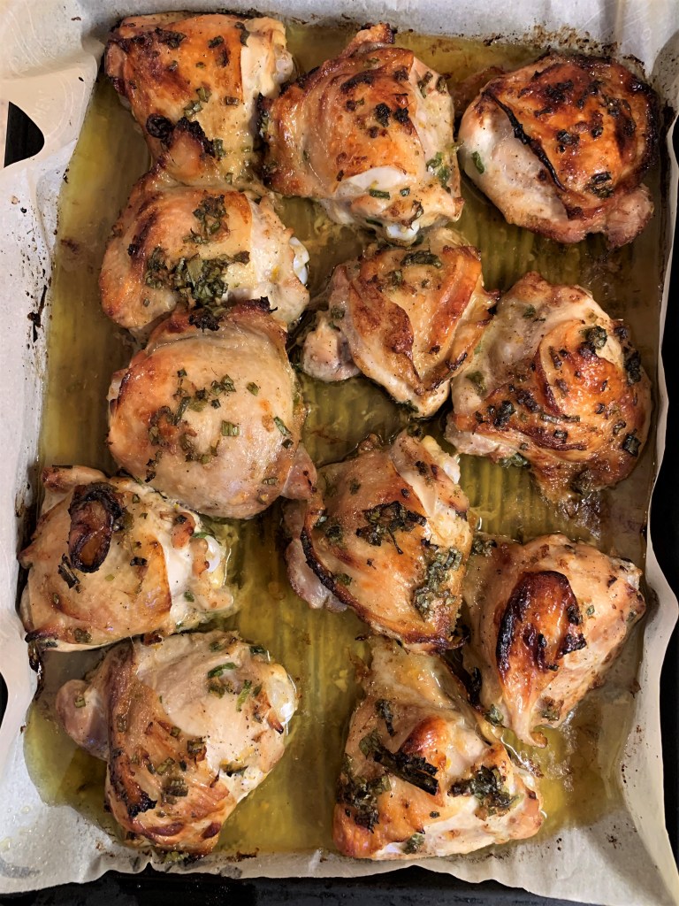 Orange Ginger Marinated Chicken Thighs | Sam Eats Her Nutrients