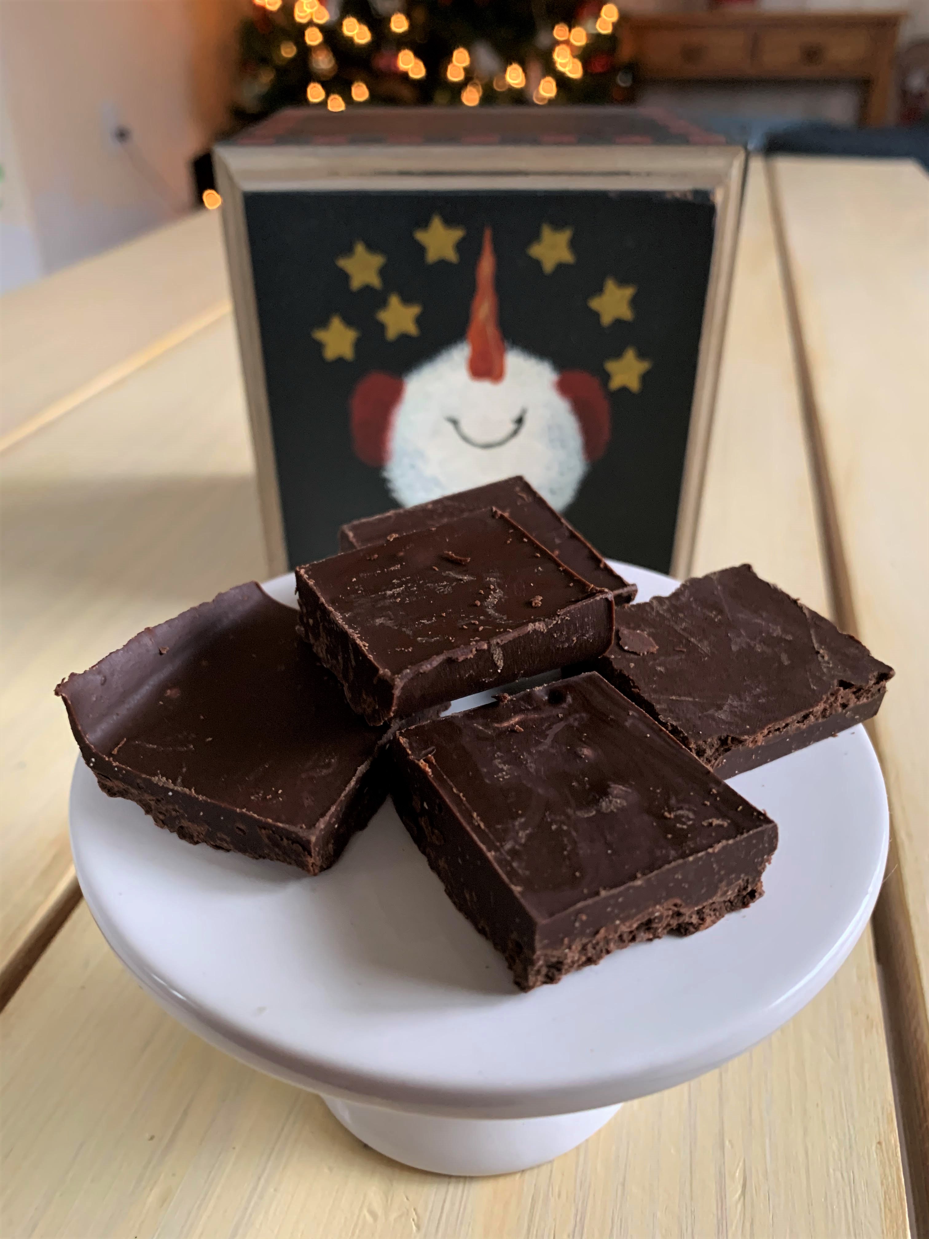 Three Ingredient Delicious Chocolate Fudge | Sam Eats Her Nutrients