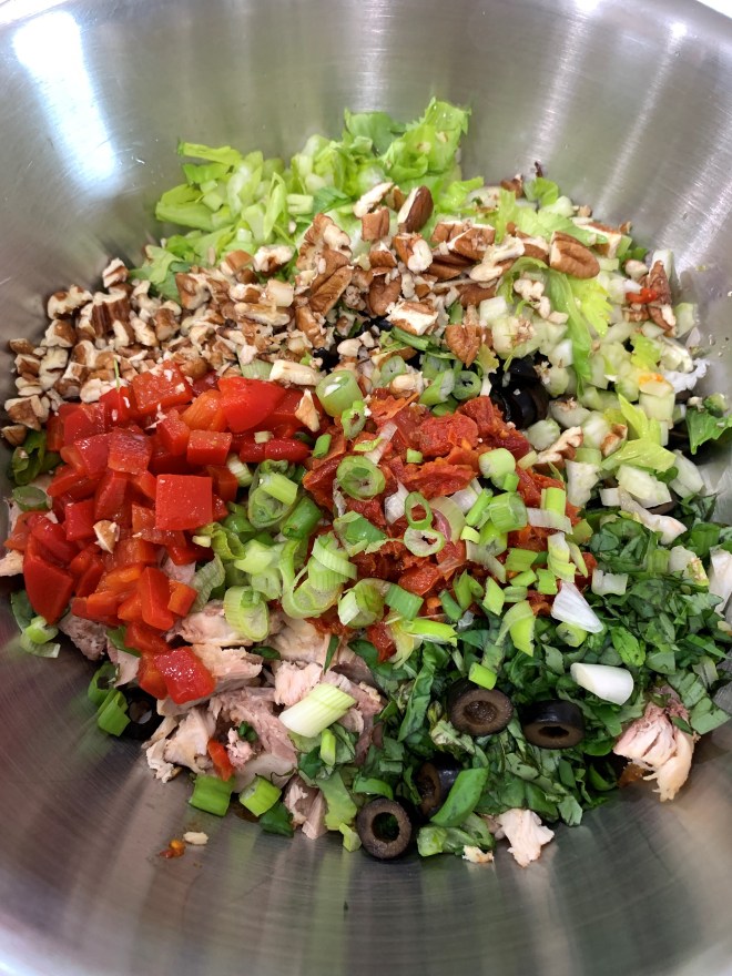 Mediterranean Chicken Salad | Sam Eats Her Nutrients