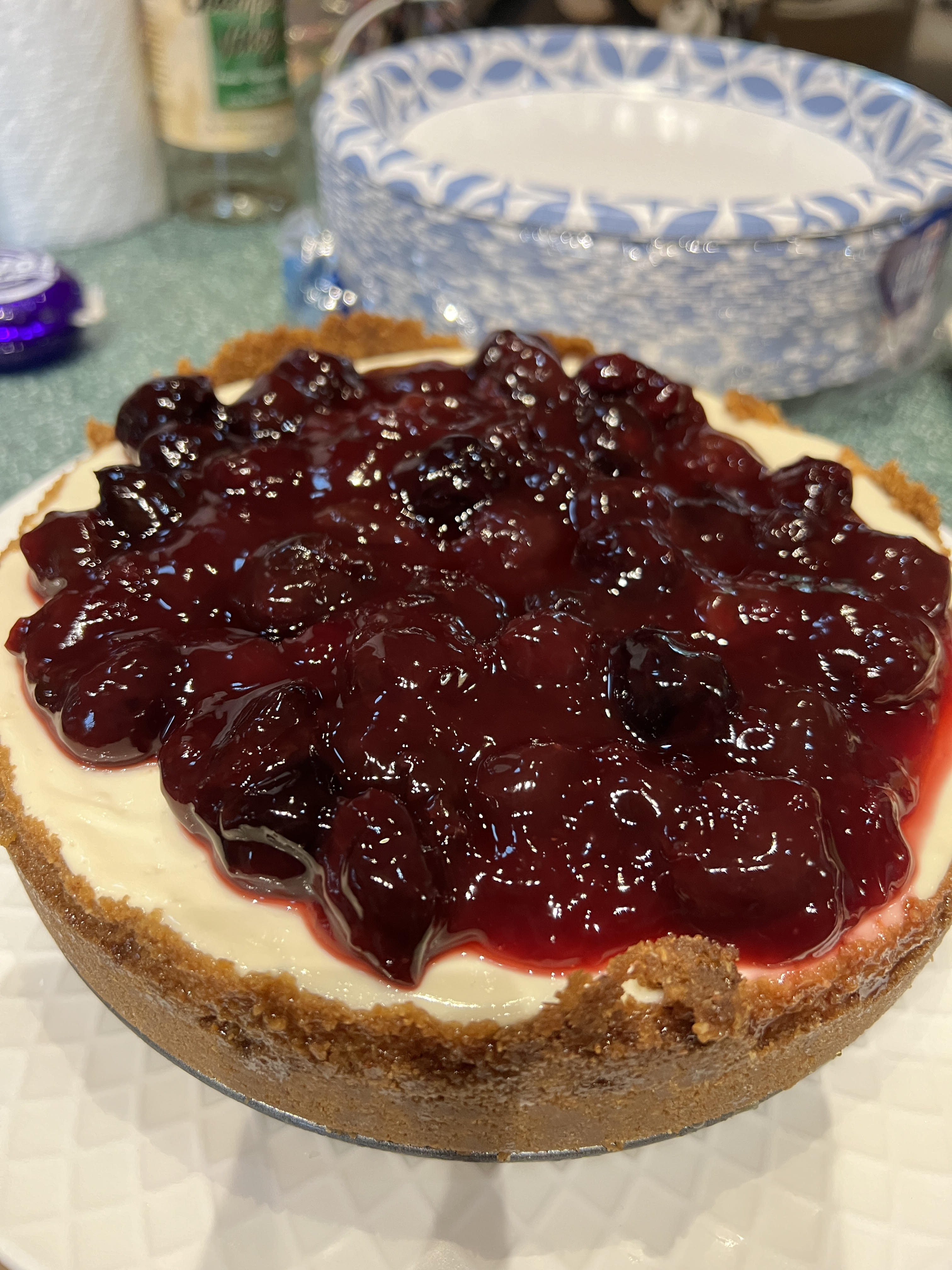 Delicious Gluten Free Cherry Cheesecake Recipe with Lactose Free Cream ...